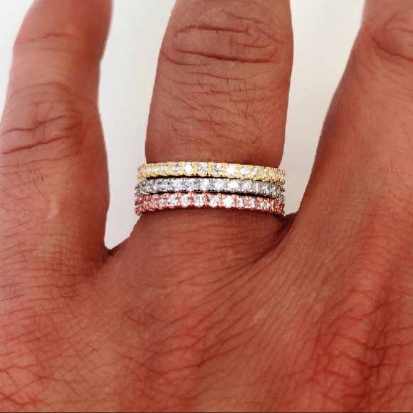 Jewelry | Sterling Silver 925 Stackable Eternity Ring | Poshmark